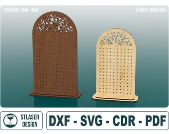 Laser Cut Earring Stand Svg Files, Earring Holder Files, Vector Files ...