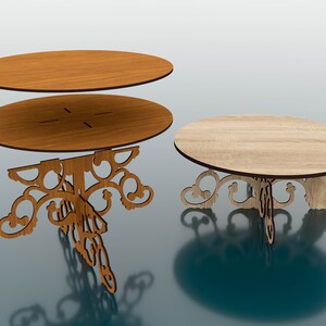 Laser Cut Cake Stand Svg Files, Vector Files for Wood Laser Cutting - Etsy