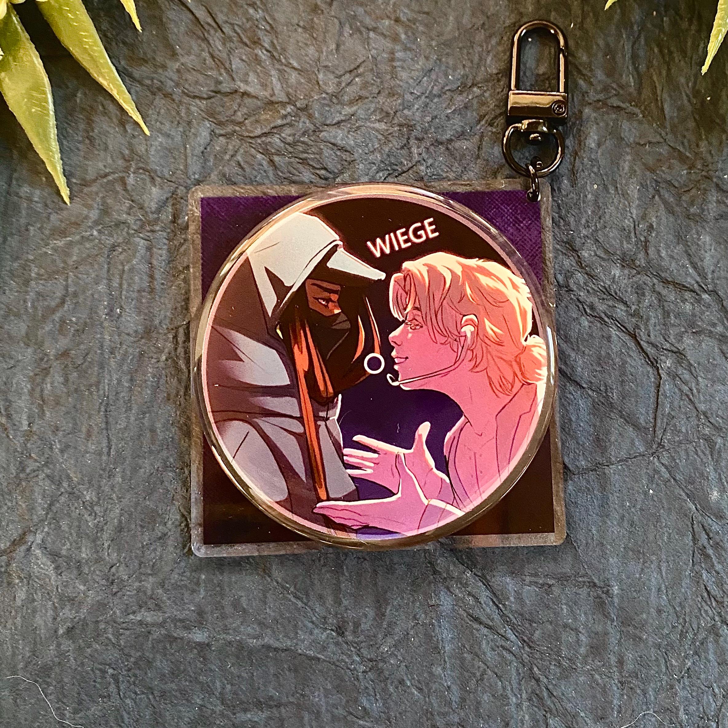 Acrylic ALSTG Disk Keychain Cure Clematis Weige Till Ivan Mizi Sua Luka ...