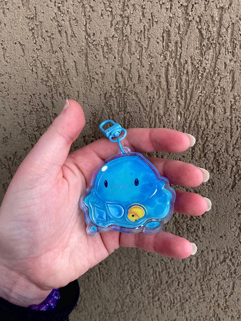 Holographic Slime Rancher Slime Shaker Charm Keychain - Etsy
