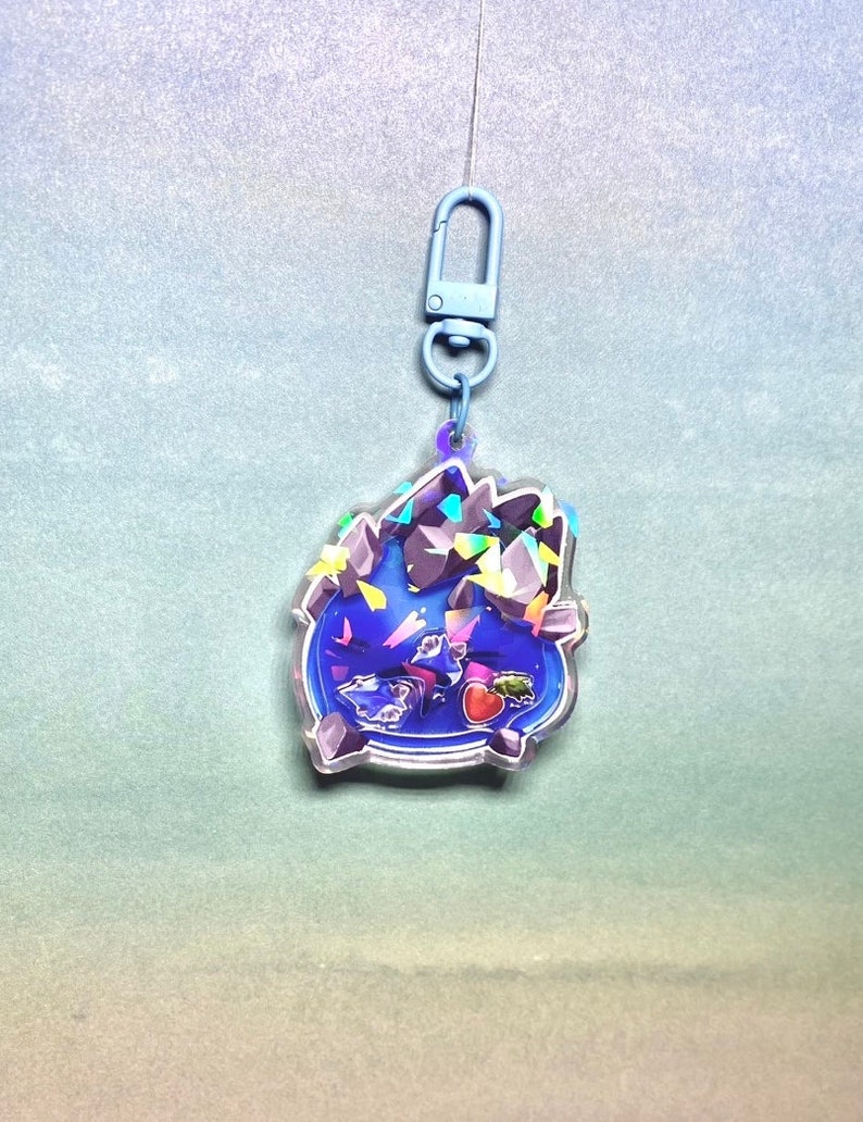 Holographic Slime Rancher Slime Shaker Charm Keychain - Etsy