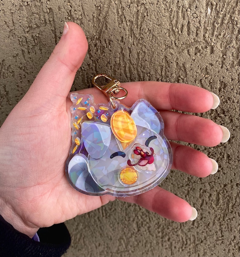 Holographic Slime Rancher Slime Shaker Charm Keychain - Etsy