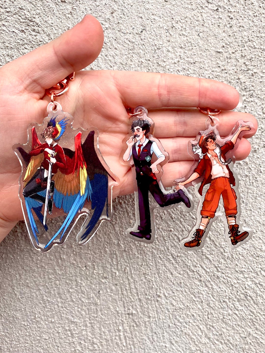 Acrylic Grian Scar Mumbo Hermitcraft Life Series Evo Watcher Buttercups ...