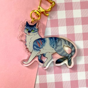 Acrylic Fighting Felines / Battle Cats Double-sided Charm Keychain - Etsy