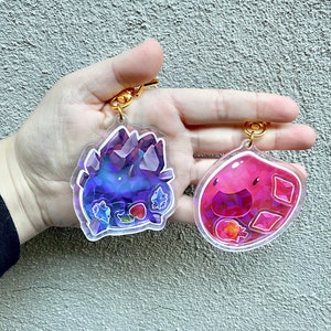 Holographic Slime Rancher Slime Shaker Charm Keychain - Etsy