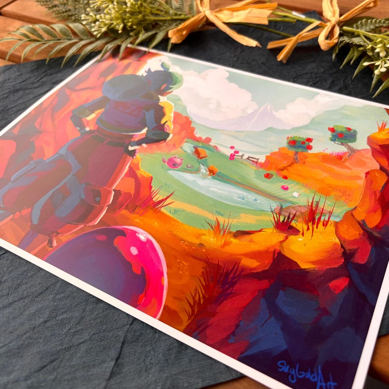 The Far, Far Range | Slime Farmer Art Print - Etsy