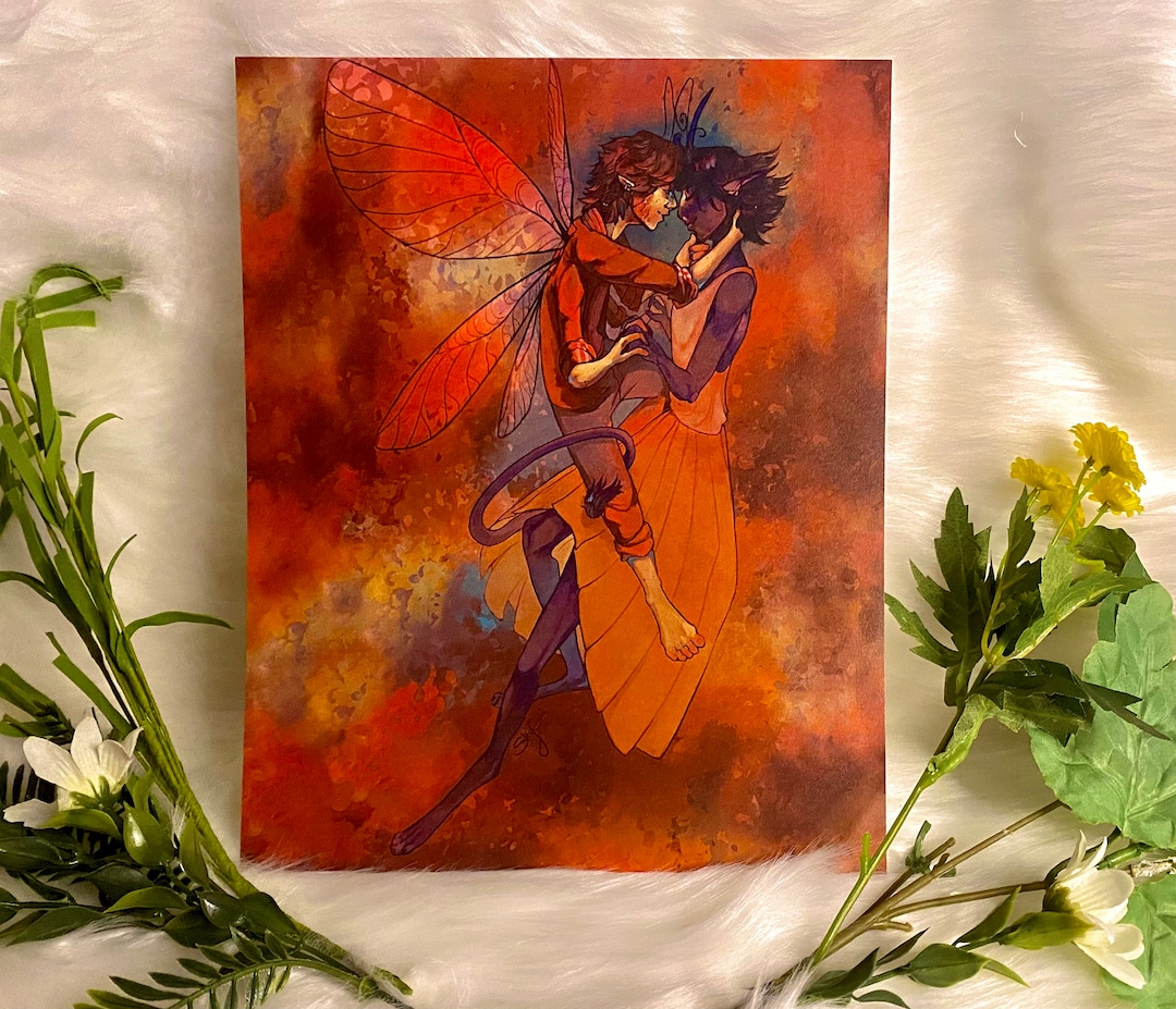 Sunflower Dance Beeduo Origins Art Print, Origins SMP, Dream SMP, DSMP ...