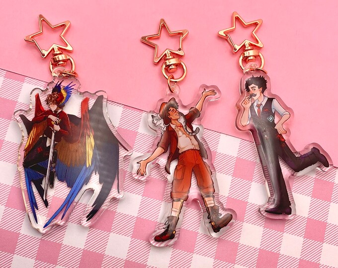 Acrylic Grian Scar Mumbo Hermitcraft Life Series Evo Watcher Buttercups ...