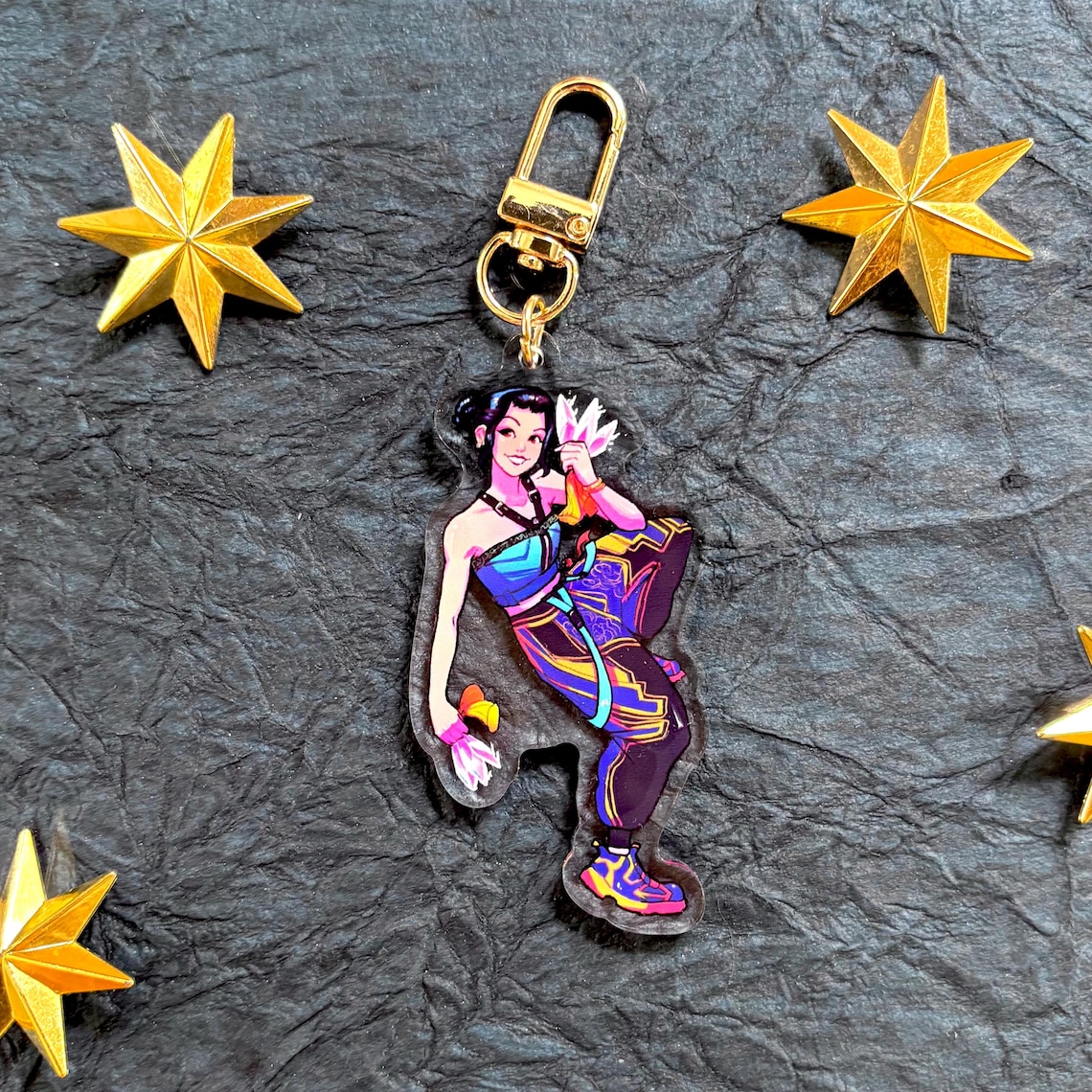 Acrylic KPDH Hunters K Pop Idols Girls Keychains - Etsy