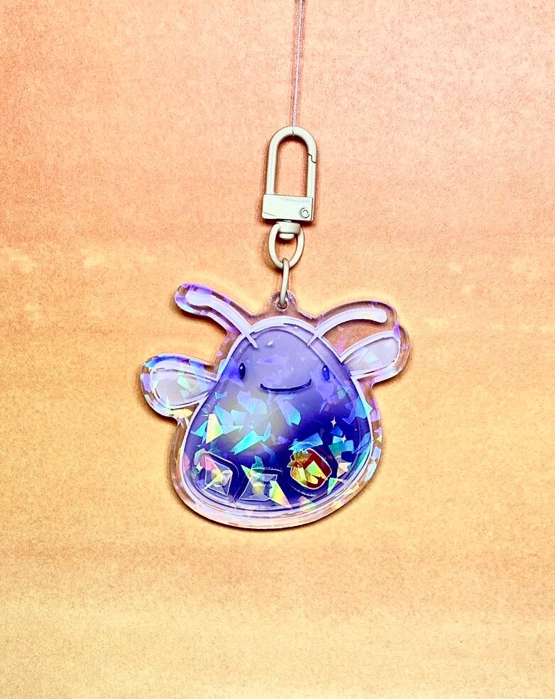 Holographic Slime Rancher Slime Shaker Charm Keychain - Etsy Australia
