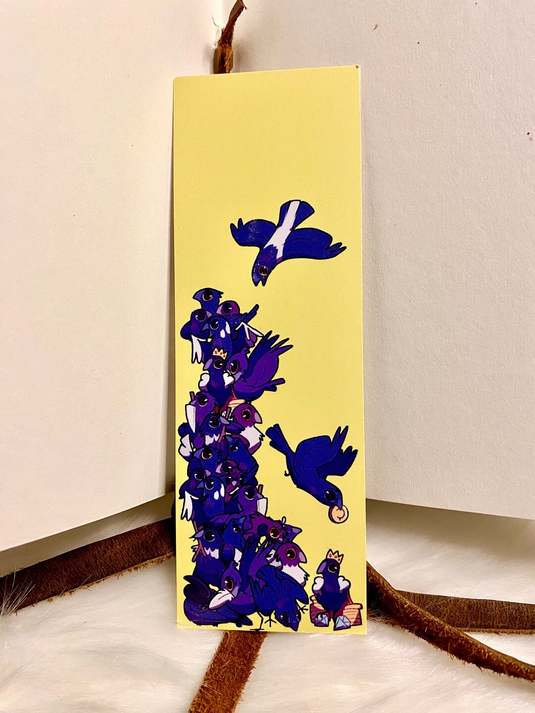 Crow Bookmark Derpy Animals Aesthetic Style Drawing - Etsy