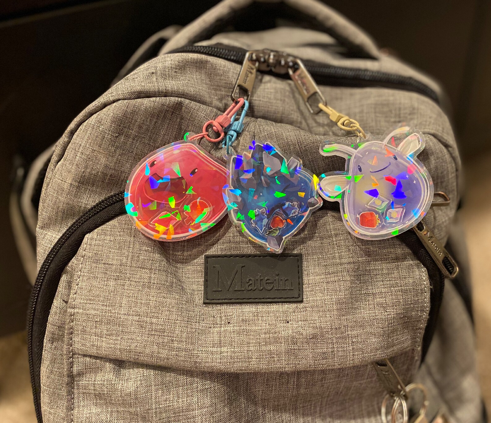 Holographic Slime Rancher Slime Shaker Charm Keychain - Etsy