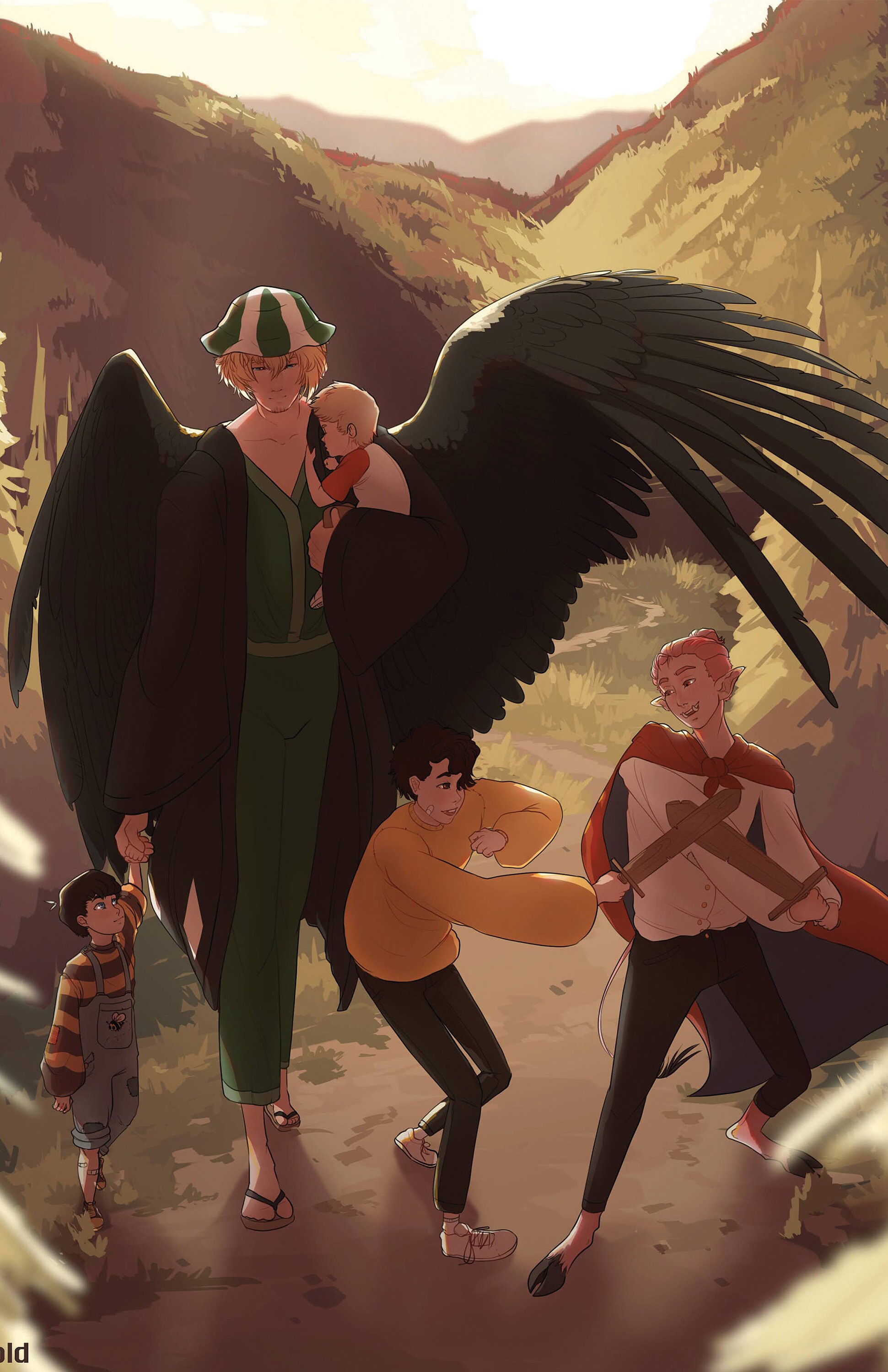 SBI on a Hike Art Print Dream SMP DSMP Aesthetic Style - Etsy Australia