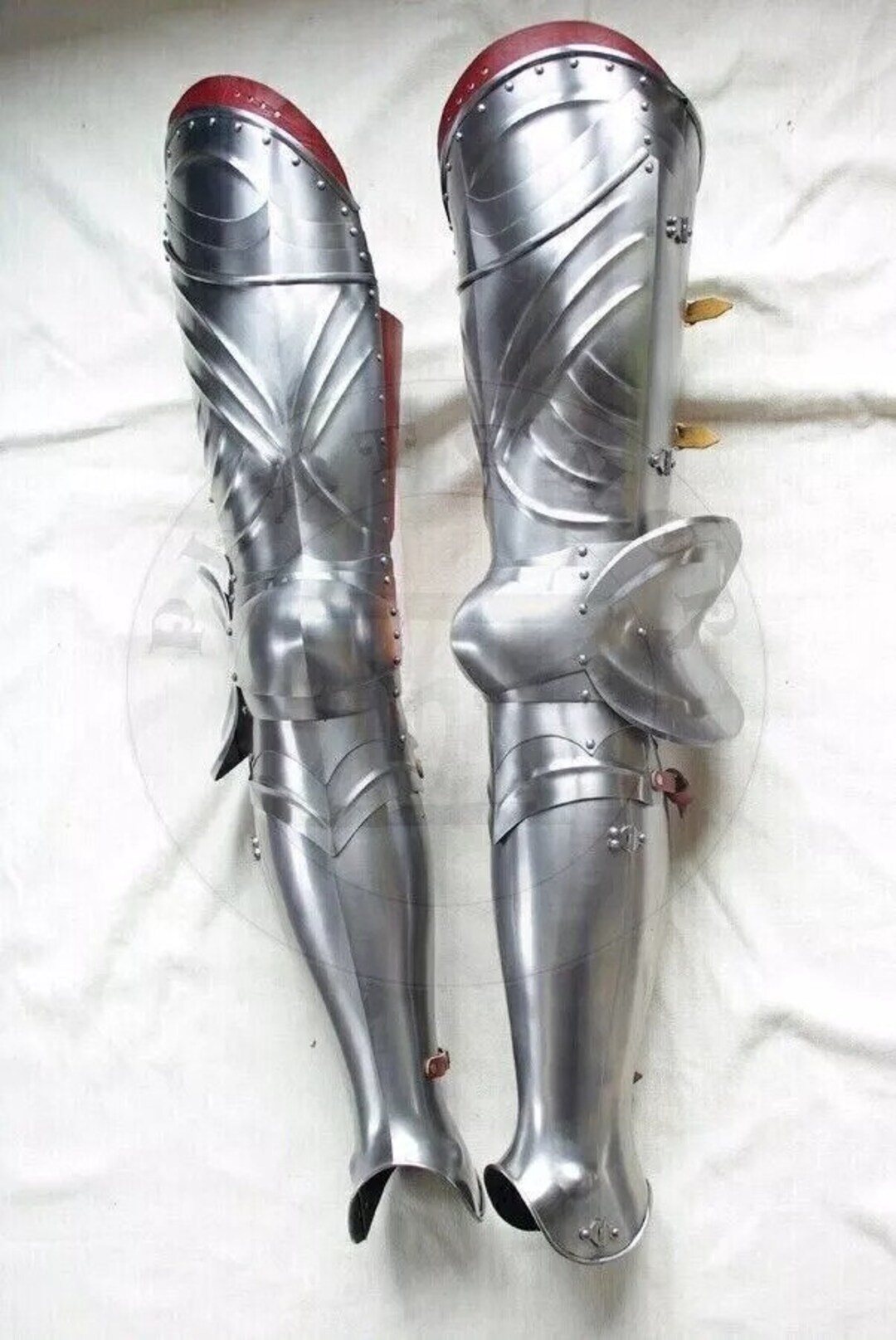 Medieval Steel Warrior 18 Gaugesteel Medievalgothic Leg Set Armor Best ...