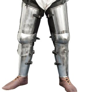 Medieval Leg Armorset ,plate Legs, Cuisses With Poleyns and Greaves - Etsy