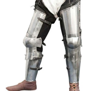 Medieval Leg Armorset ,plate Legs, Cuisses With Poleyns and Greaves - Etsy