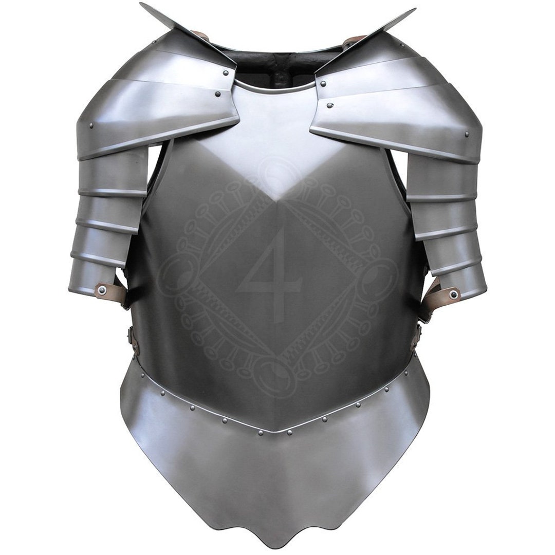Medieval Knight Armor Chest and Back Plate With Pauldrons Battel Ready ...