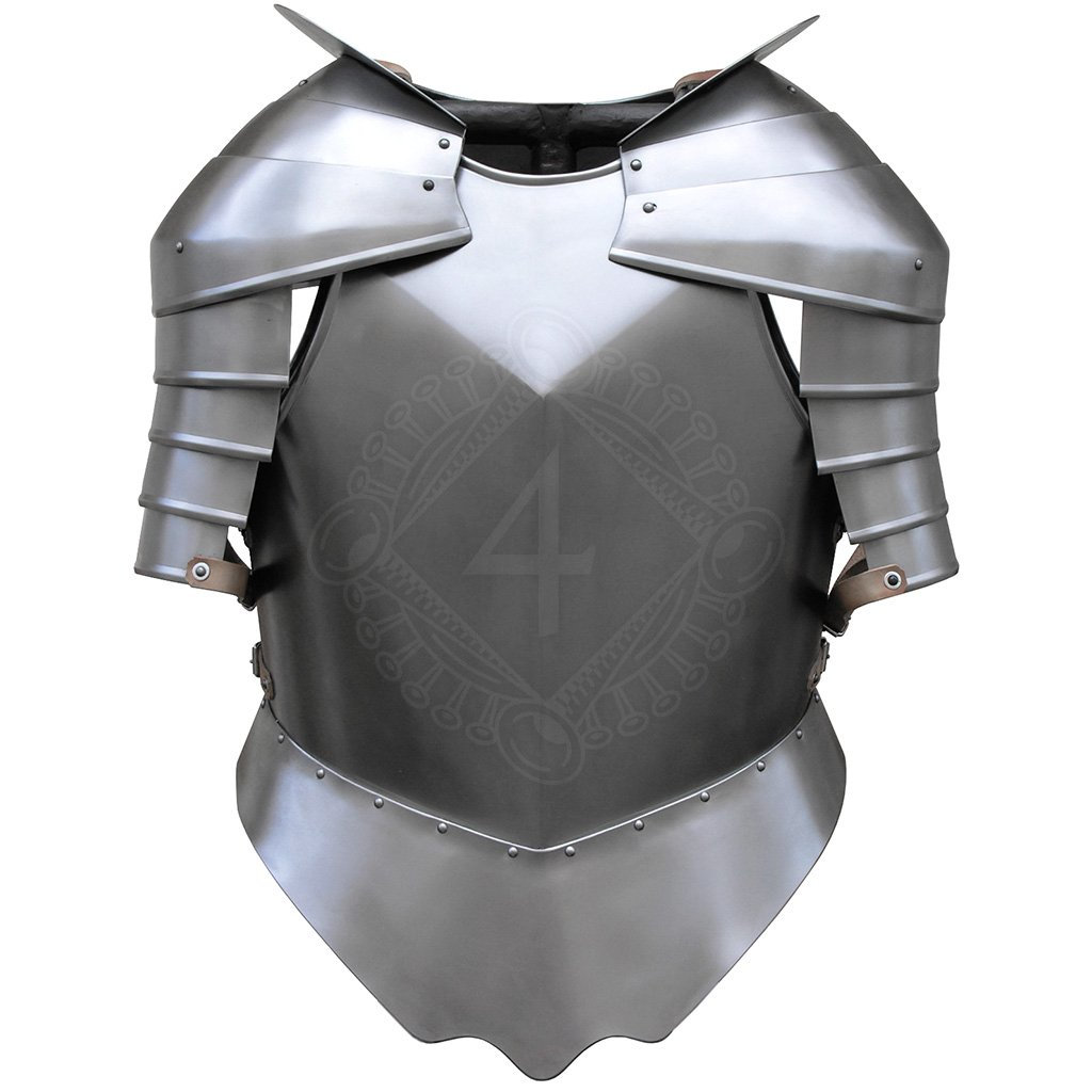 Medieval Knight Armor Chest and Back Plate With Pauldrons Battel Ready ...