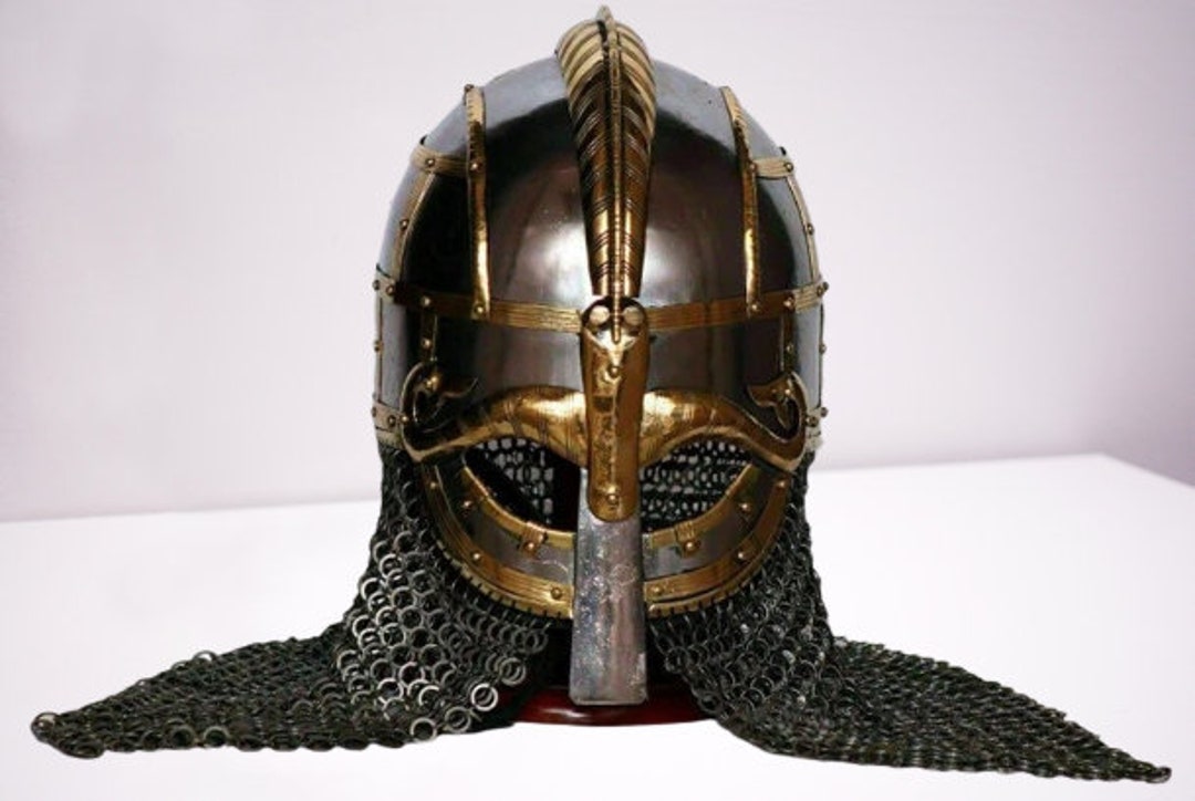 Medieval Chainmail Viking Helmet Battel Ready Helmet Knight Warrior's ...