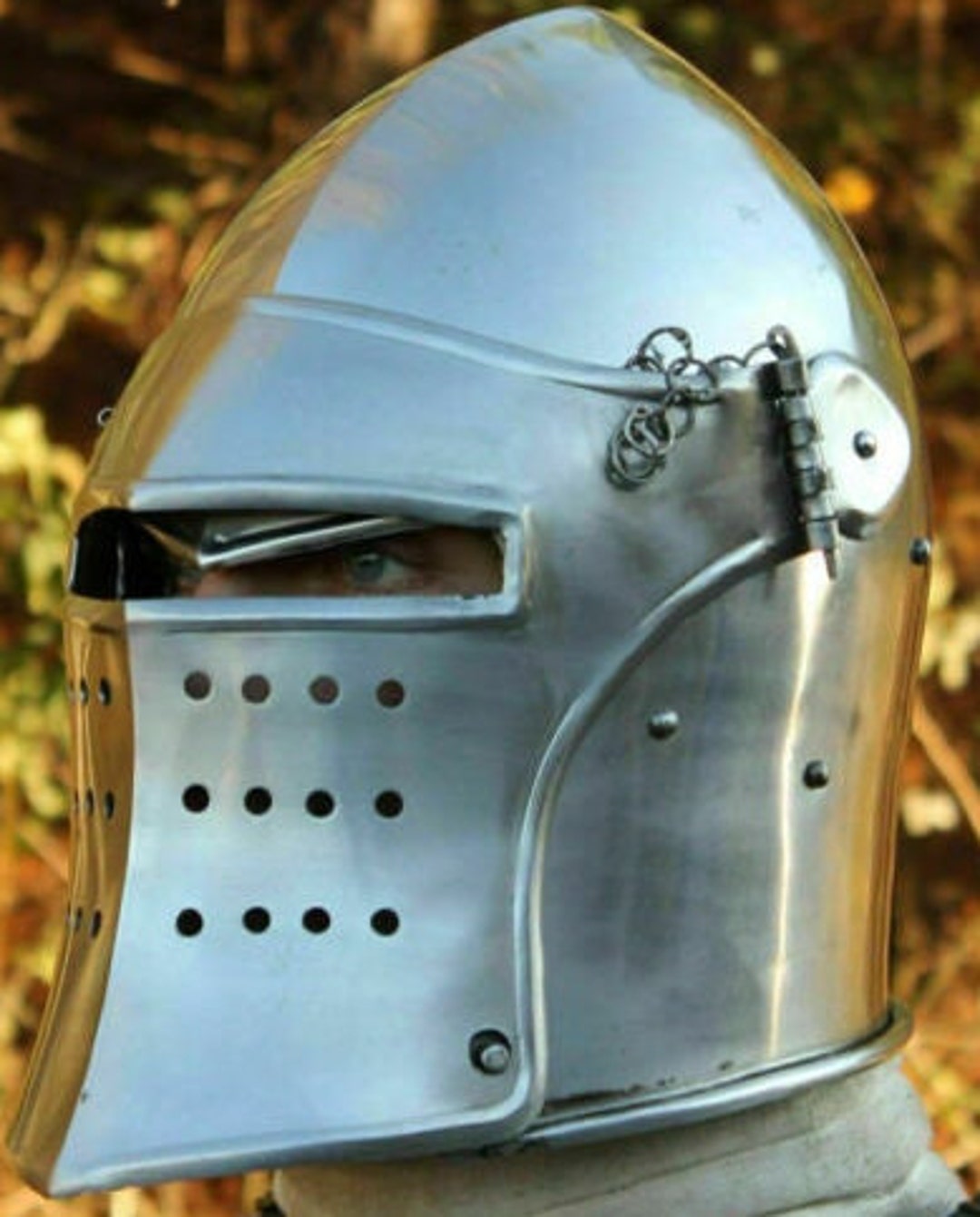 Medieval Barbuta Helmetsteel Barbuta Helmetlarp Costume - Etsy