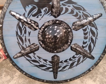 Battle Worn Shield - Etsy