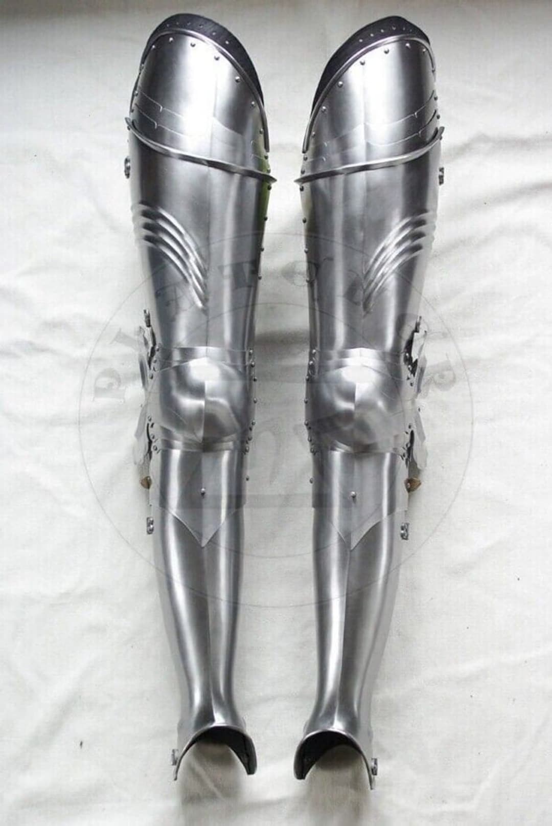 Medieval Leg Armor Plate Set Legs Plate Cuisses With Poleyns and ...