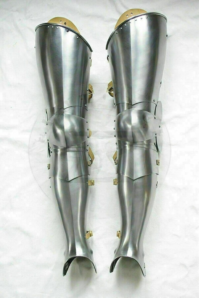 Medieval Leg Armorset plate Legs Cuisses With Poleyns and - Etsy