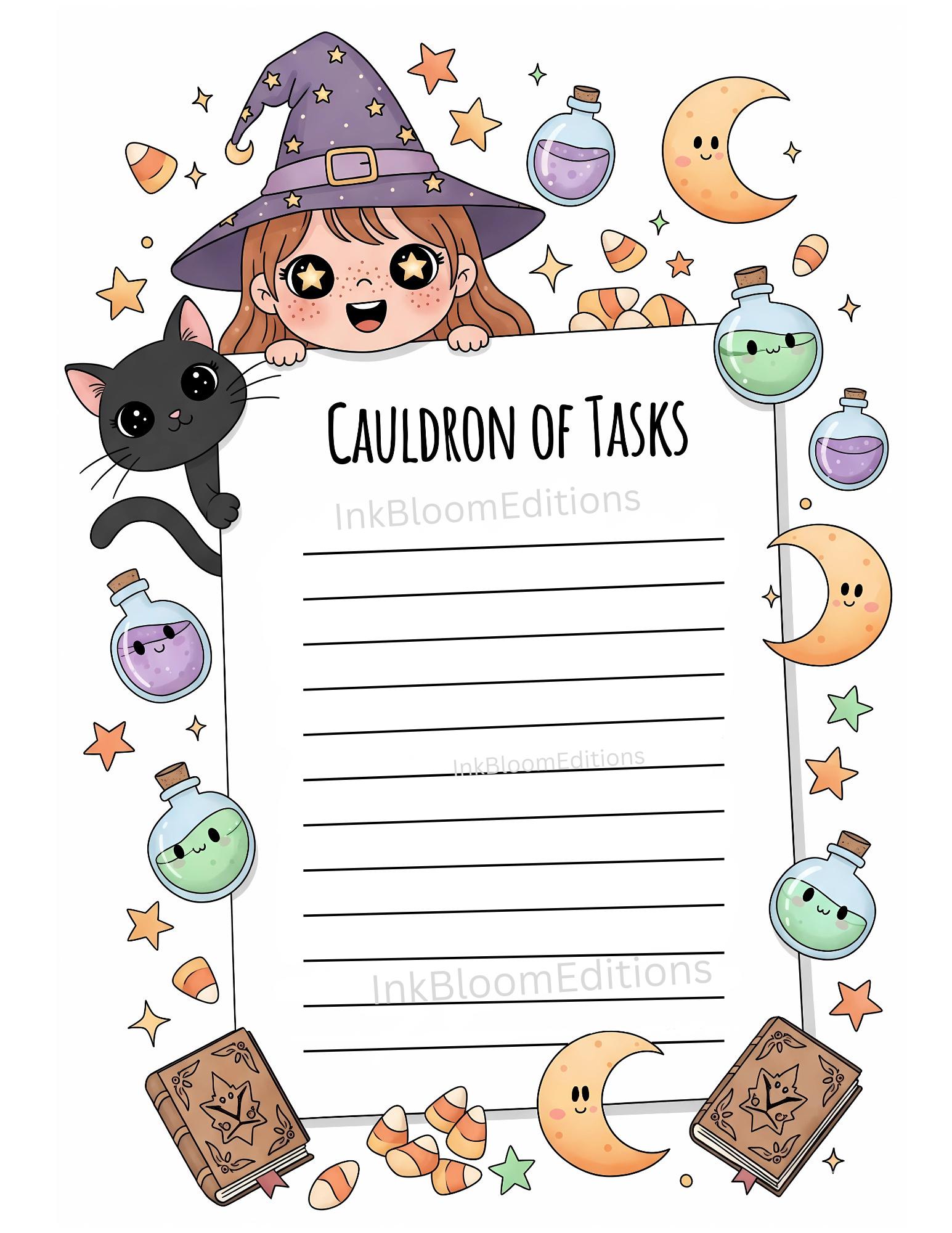 Cute Halloween To-do List Planner Printables – Spooky & Fun October ...