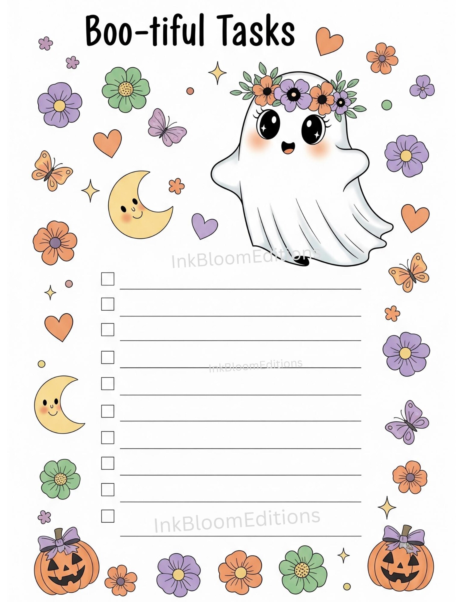 Cute Halloween To-do List Planner Printables – Spooky & Fun October ...