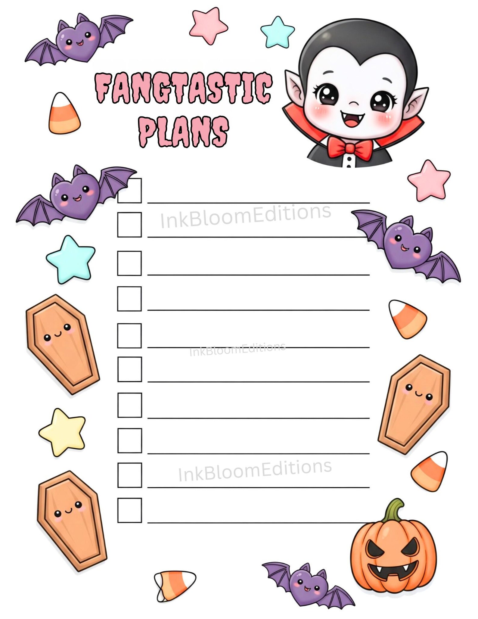 Cute Halloween To-do List Planner Printables – Spooky & Fun October ...
