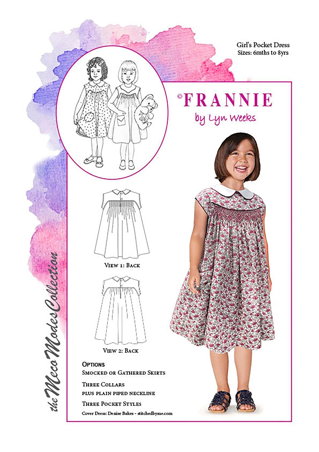 Frannie PDF Smocked Dress Pattern - Etsy