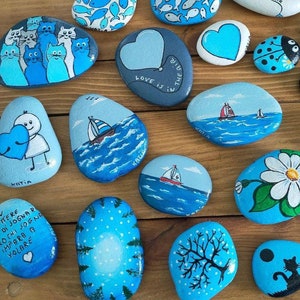 Sea Pebbles, Sea Stones, Drawing on Stones, Developing for Children ...