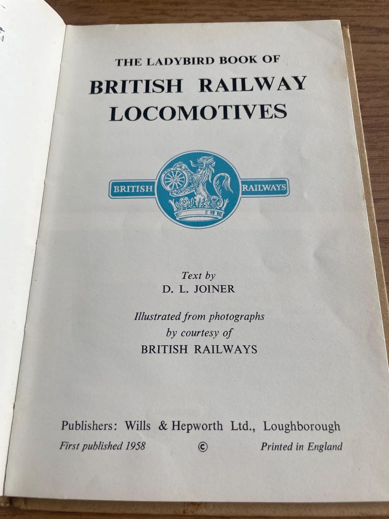 The Ladybird Book of British Railway Locomotives 1958 - Etsy