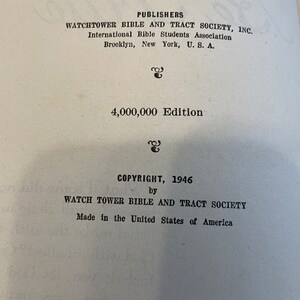 Let God Be True by Watchtower Bible and Tract Society 1946 - Etsy