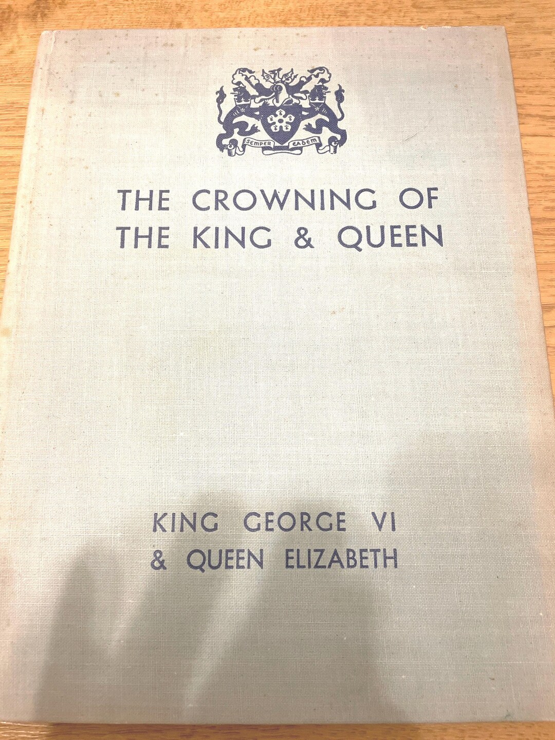 Rare Vintage the Crowning of the King & Queen King George VI and Queen ...