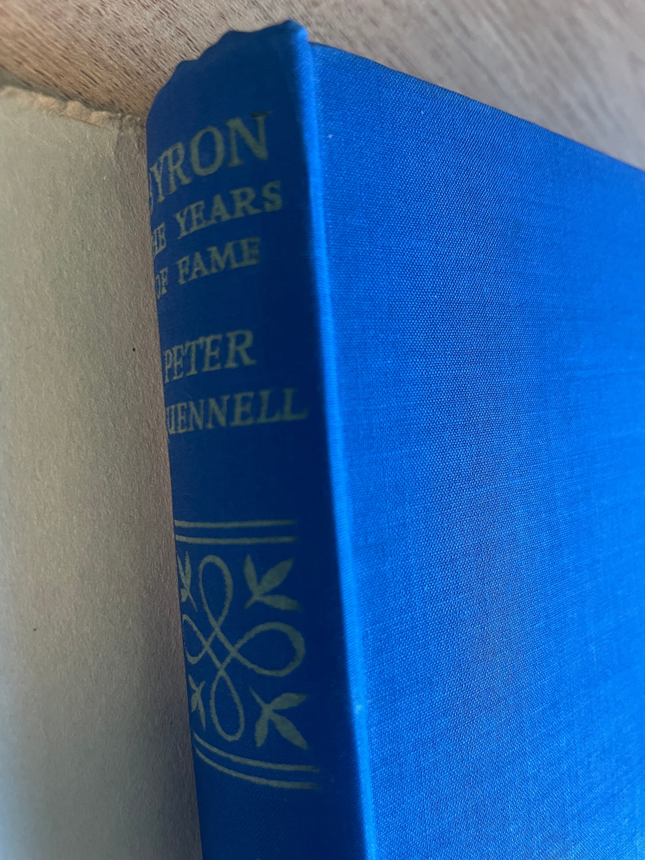 Byron the Years of Fame by Peter Quennell 1951. - Etsy