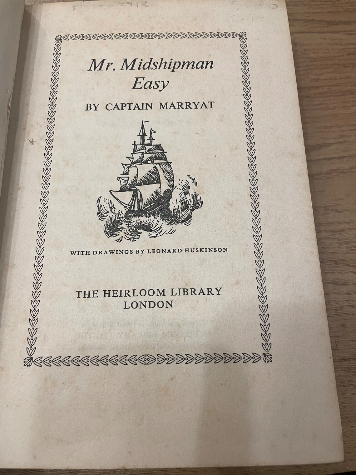 Mr. Midshipman Easy by Captain Marryat 1954 First Edition - Etsy