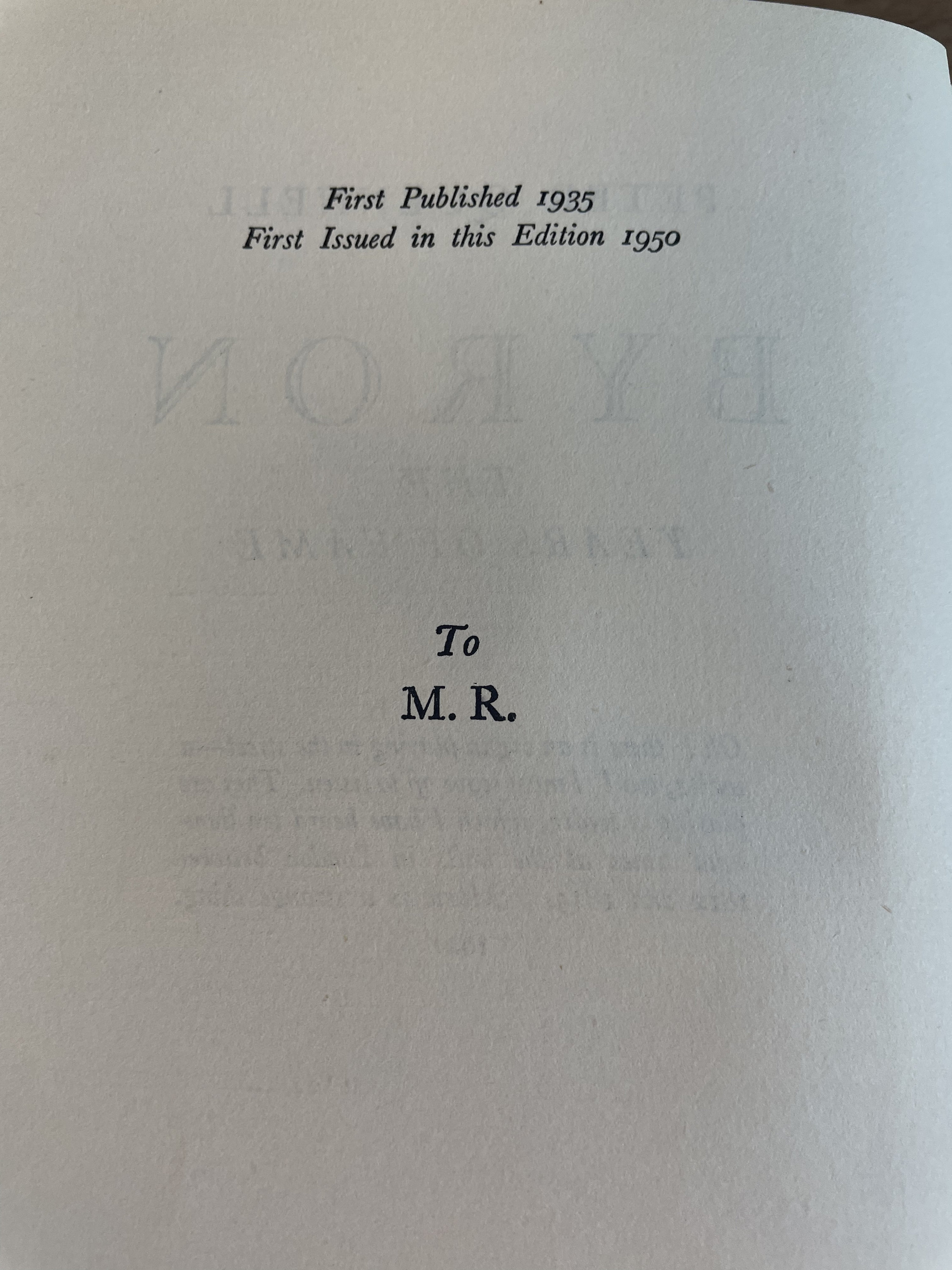 Byron the Years of Fame by Peter Quennell 1951. - Etsy