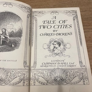 A Tale of Two Cities by Charles Dickens 1907 - Etsy