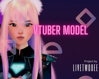 Vtuber Model Pack 3d-looking Body Base .PSD Separated Layers Vtuber ...