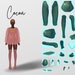 Vtuber Model Pack 3d-looking Body Base .PSD Separated Layers Vtuber ...