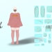 Plus-size Vtuber Model - Body Base - .PSD | Separated Layers | Vtuber ...