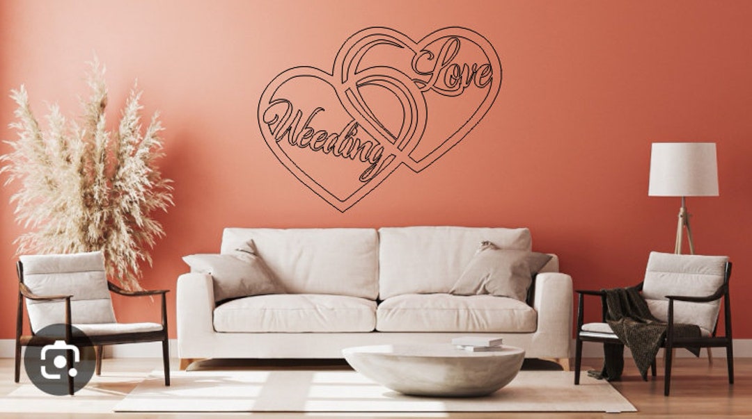 Heart Weeding Heart Wedding Vector Dxf Eps Svg Ai Silhouette Decoration ...