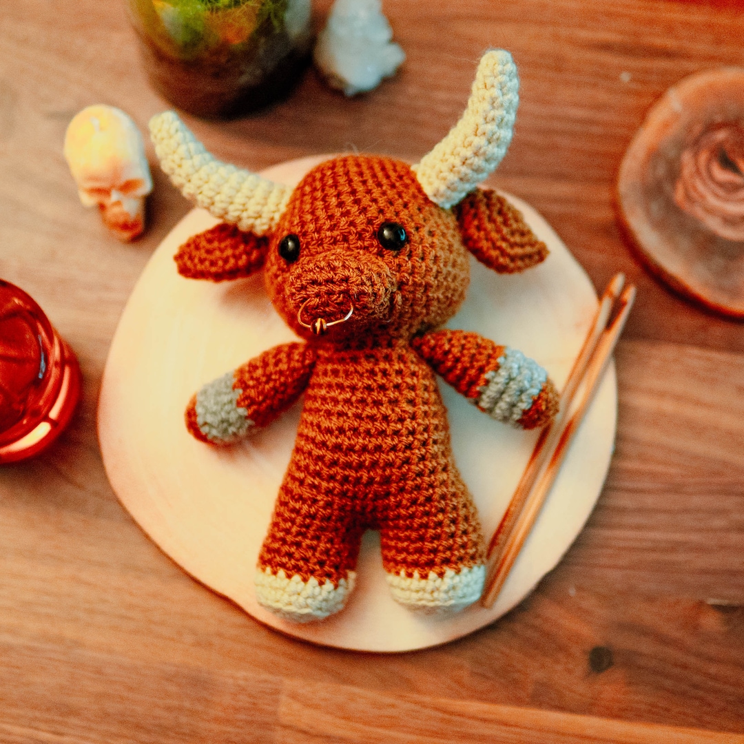 Crochet Minotaur Minotaur Amigurumi Creature Teddy - Etsy