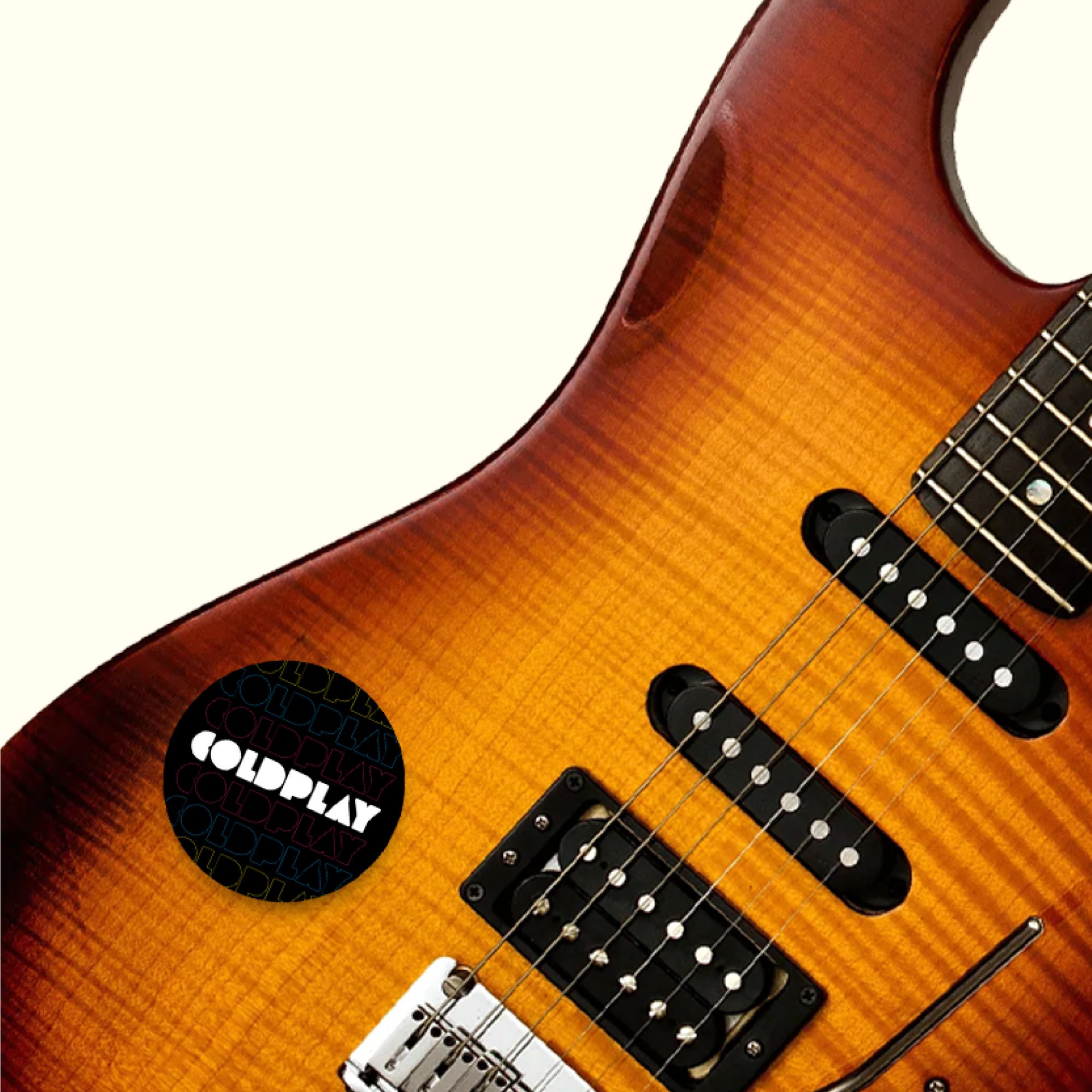 Coldplay Printable Sticker Sticker for Guitar Laptop Phone - Etsy