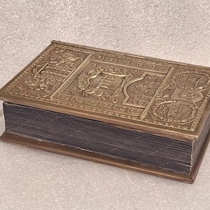 Old Israel 50'S-60'S Brass Cover Sidur SIDDUR 12 TRIBES JERUSALEM ...