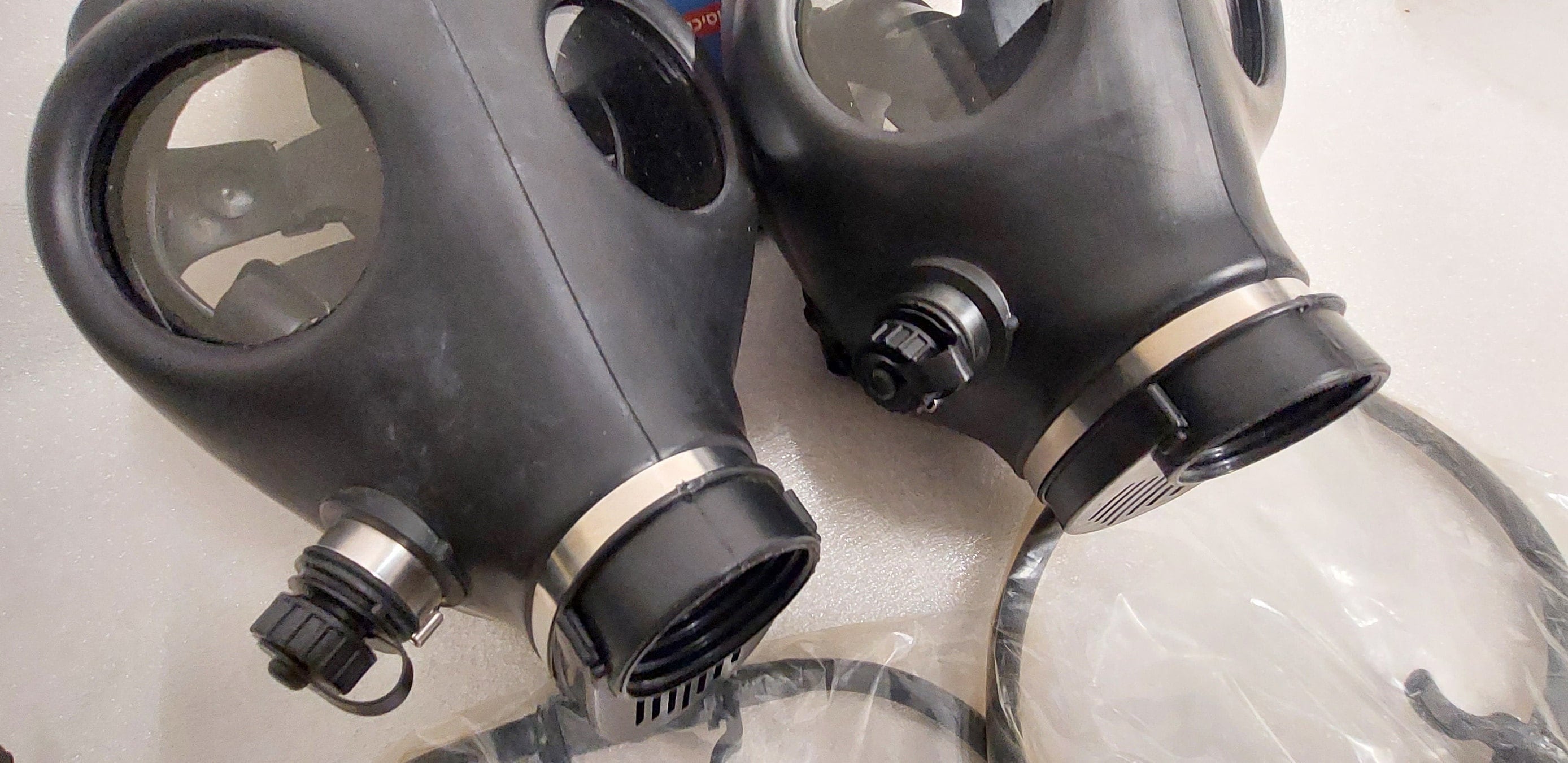 NEW Israeli Israel Lot of 2 Idf GAS MASK Large Size No 1 Adult and ...