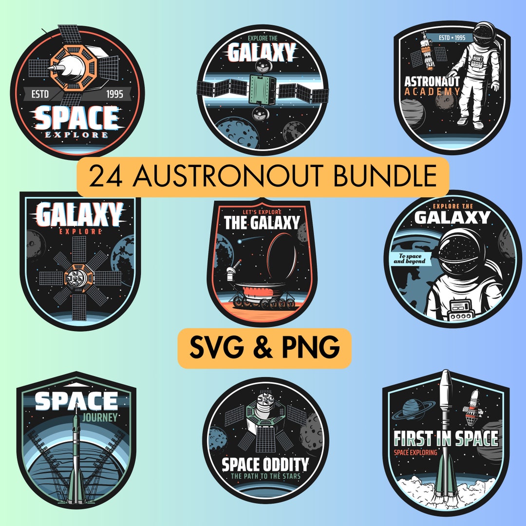 24 Astronaut Bundle Ultimate Astronaut Collection Stellar Astronaut ...
