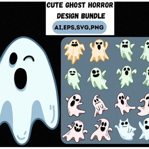 60 Ghost Clipart Spooky Svg Ghost Clip Art Halloween Shirt Svg Ghost ...