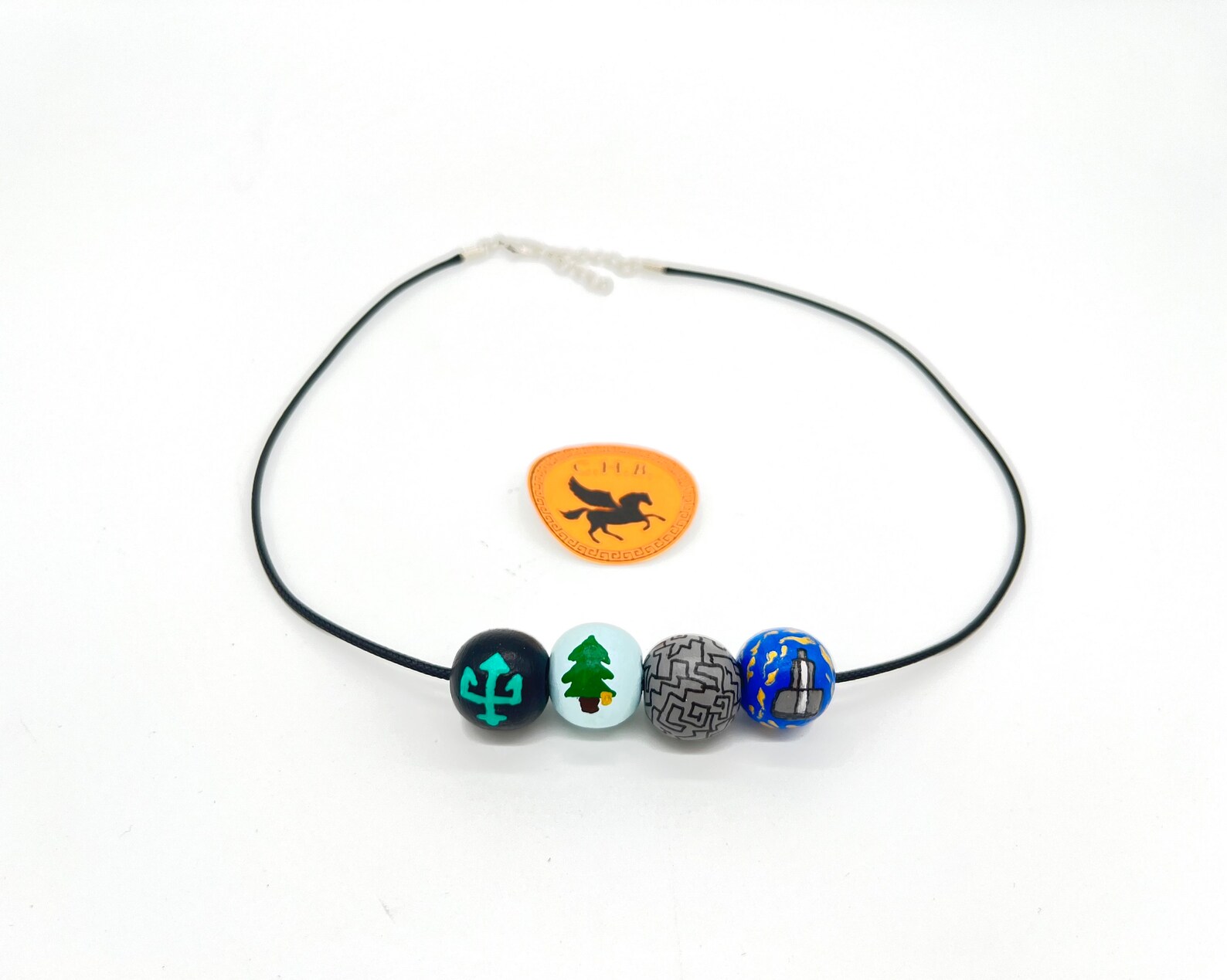 Percy Jackson Camp Half Blood Inspired Bead Necklace - Handmade in U.S ...